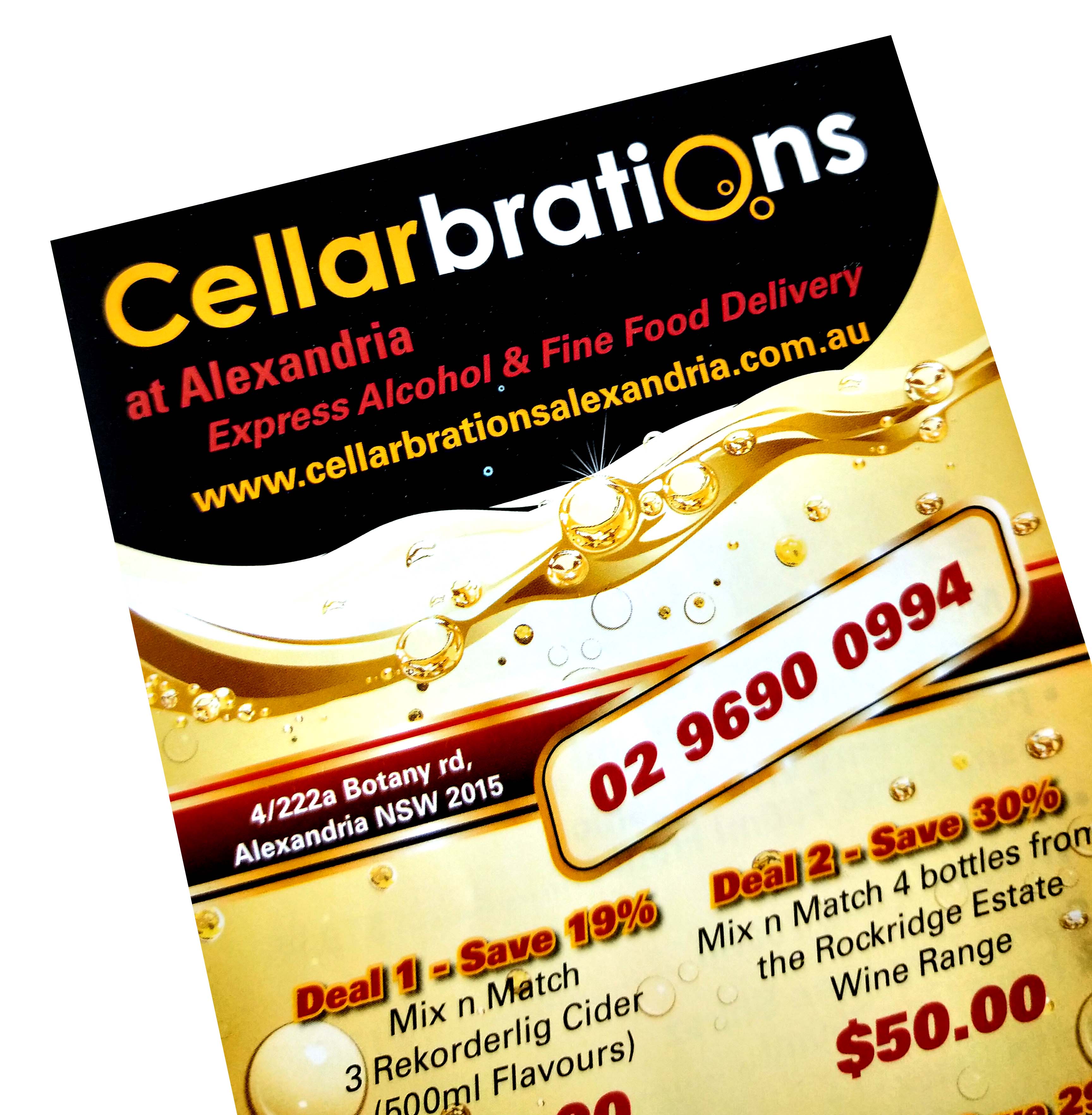 CELLARBRATIONS – Flyer